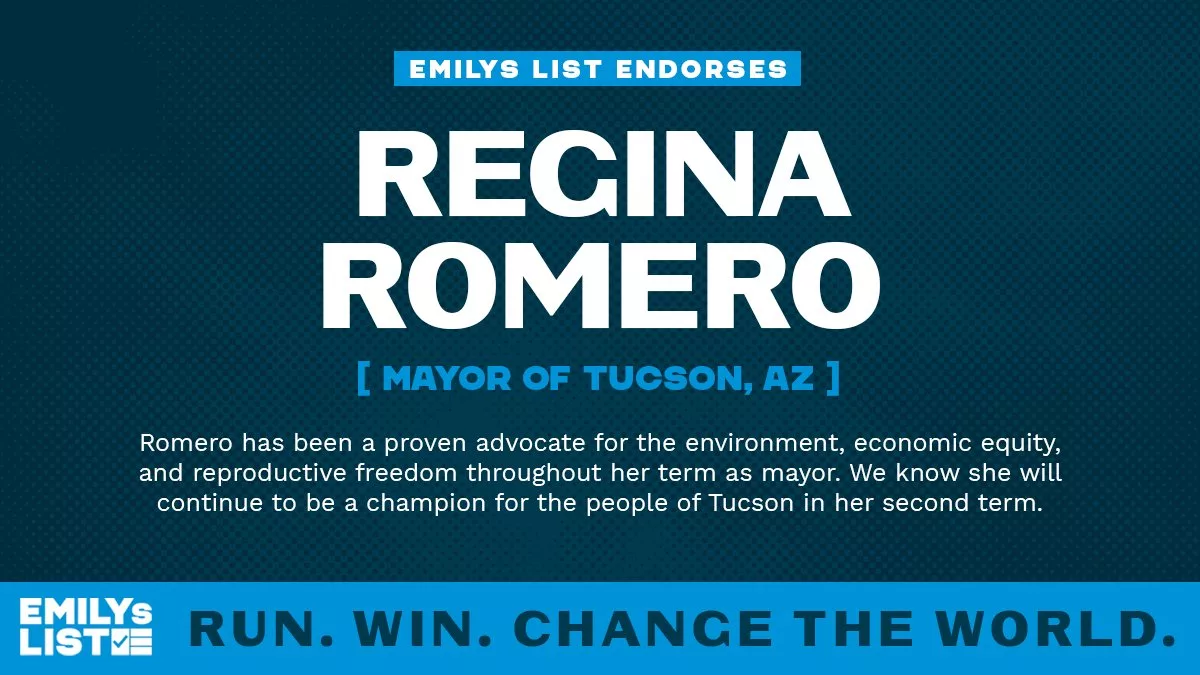 EMILYs List Endorses Regina Romero for Reelection as Mayor of Tucson ...
